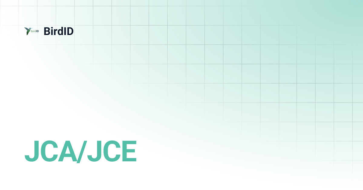 JCA/JCE | BirdID
